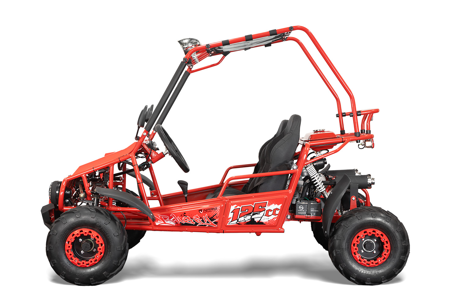 Buggy 125 cc Automatico, 4 tempi, Marcia Avanti + Retromarcia