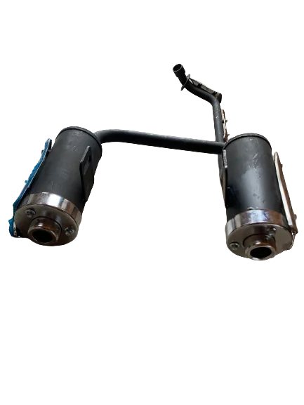 MARMITTA DOPPIO SCARICO per Midi Quad 110cc / 125cc